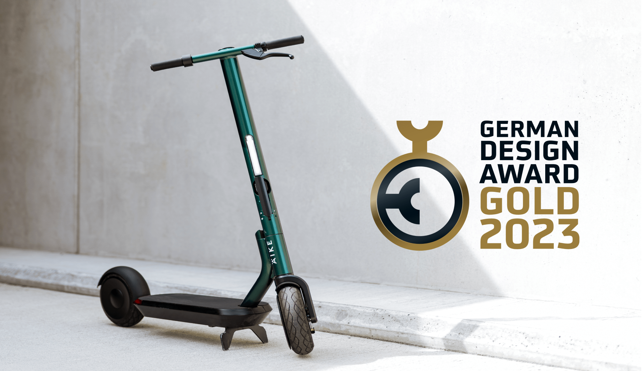 German Design Award 2023 Gold Winner - The Äike T Electric Scooter